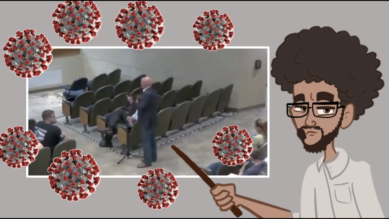 Dr. Sean Brooks goes full CovIdiot at a school board meeting - YouTube