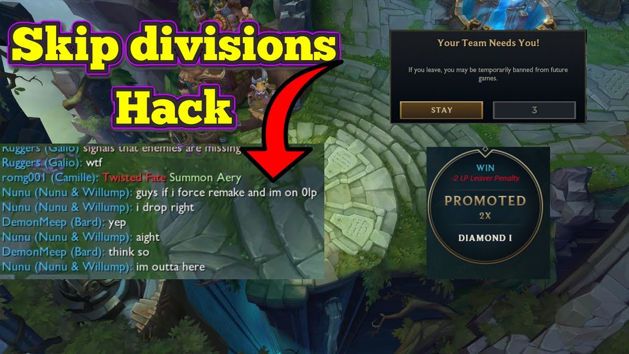 HOW TO SKIP DIVISIONS RIGHT AFTER YOUR PLACEMENTS HACK/TRICK - YouTube