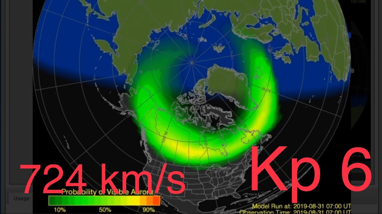 //Alert\\ KP 6 Level Geomagnetic Storm / Northern Lights Tonight ...