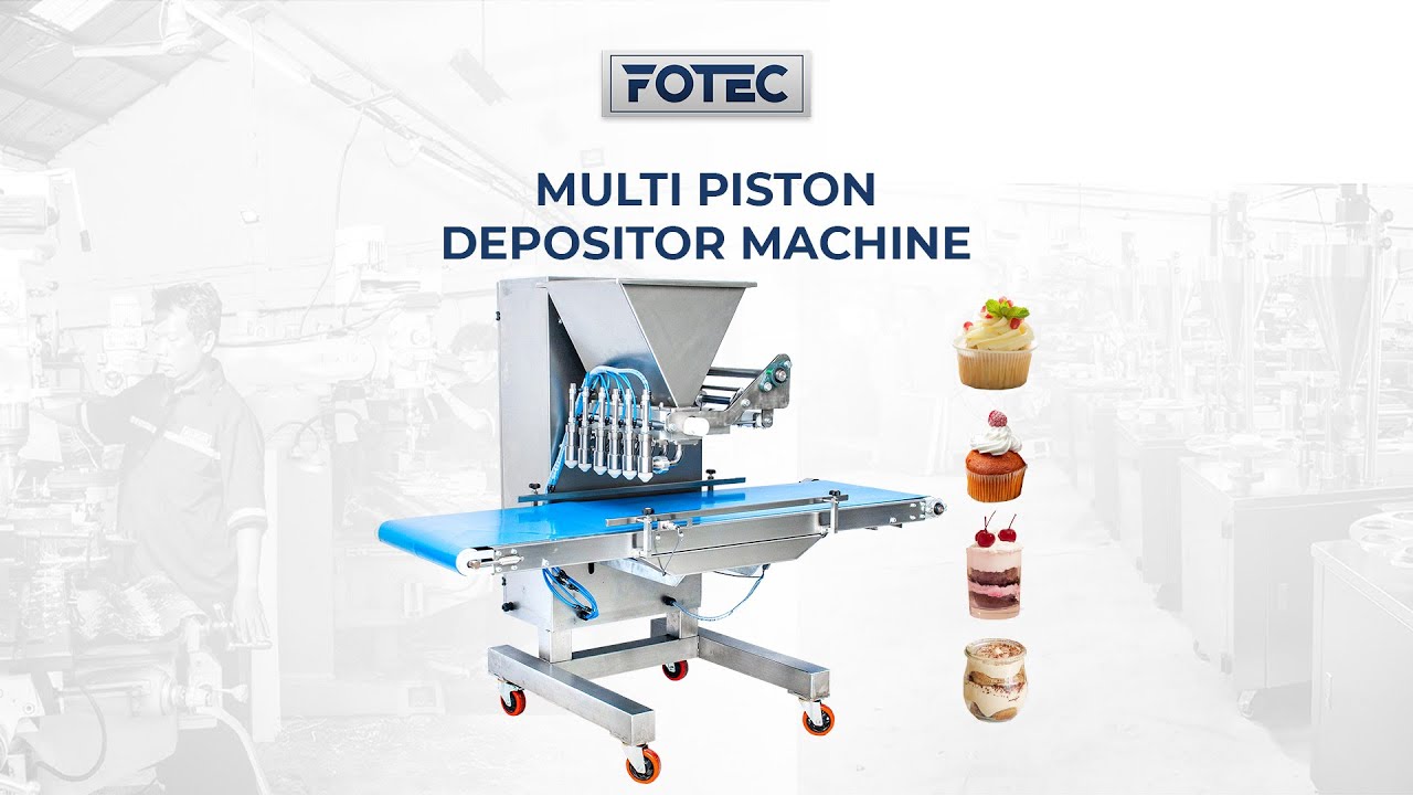 Multi Piston Depositor Machine | FOTEC Machinery Indonesia - YouTube