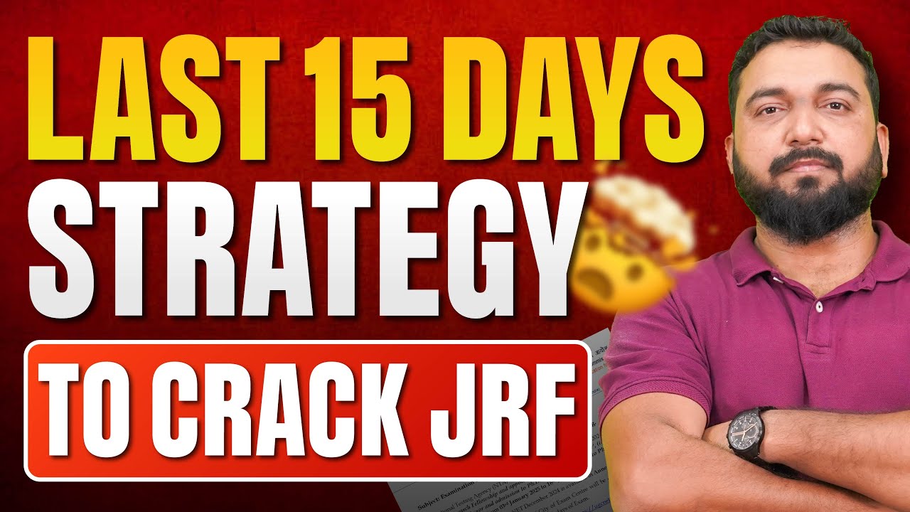 Crack UGC NET/JRF in 15 Days📚💡 | Proven Strategy for Guaranteed Success ...