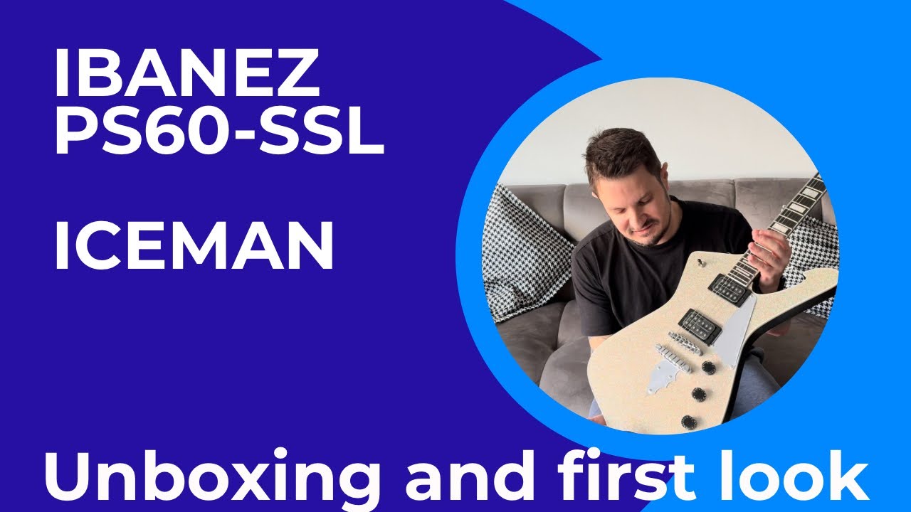 Kiss Guitar - Ibanez PS60 SSL Silver Iceman Paul Stanley Signature ...