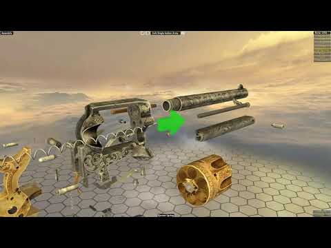 Colt Single Action Army Revolver - Step By Step Disassembly ...