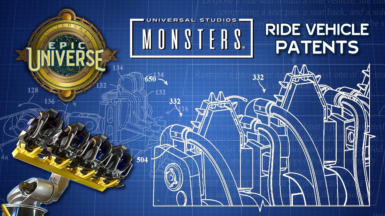 Universal Monsters Ride Vehicle for Epic Universe Revealed in Patent ...