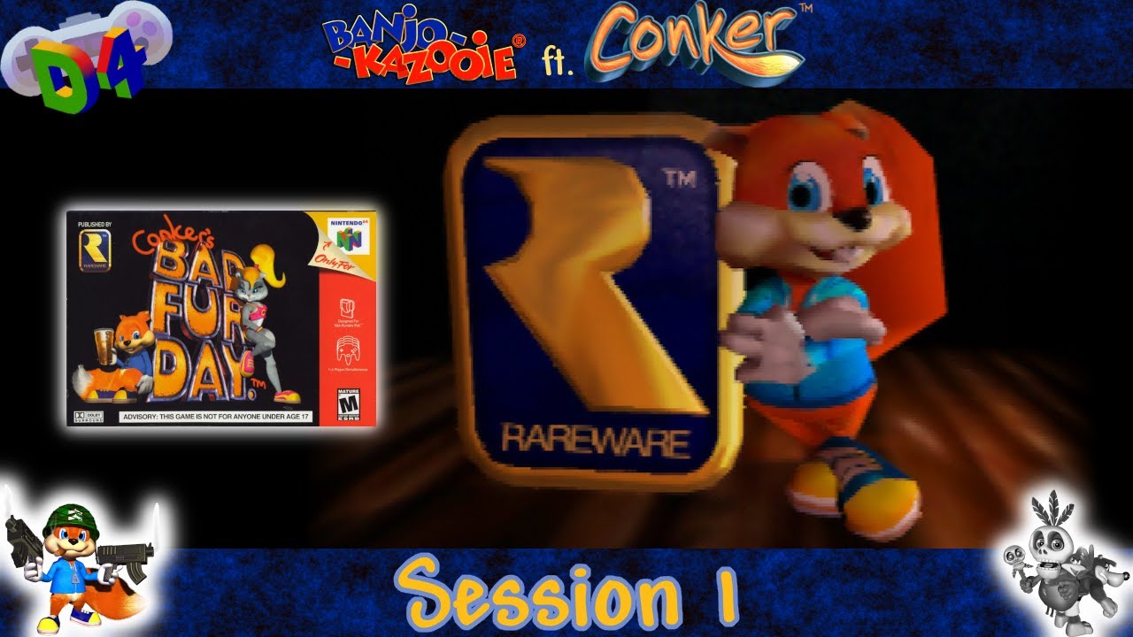 Conker's Bad Fur Day - Session 1 - Banjo-Conker Fridays - Designing For ...