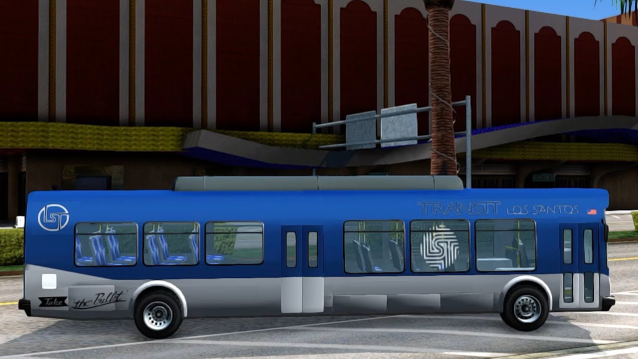 GTA V Transit Bus - GTA San Andreas _REVIEW - YouTube