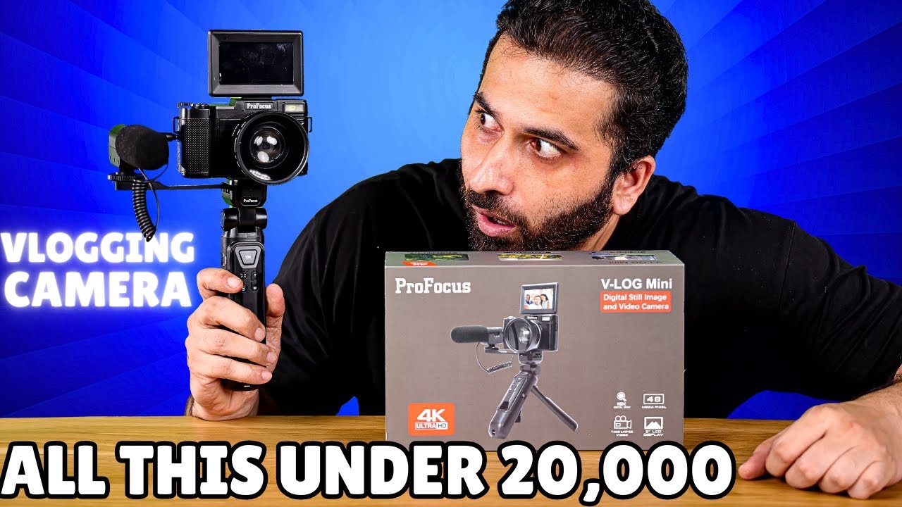 PROFOCUS 4K Vlog Mini Camera unboxing & Review | Born Creator - YouTube