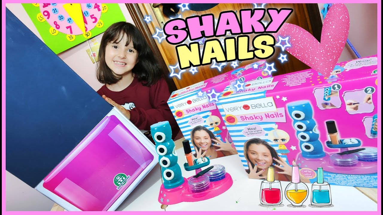 Unghie Glitter per Alyssa con Shaky Nails! - YouTube