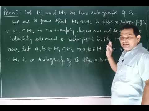 (L32) Intersection and Union of Subgroups (Group Theory) BSc 1st year WhatsApp9956092028 - YouTube