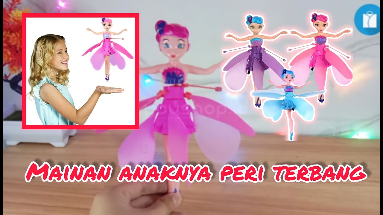 MAINAN ANAK PERI TERBANG FLYING KARAKTER SENSOR TANGAN - YOUSHOP.ID ...