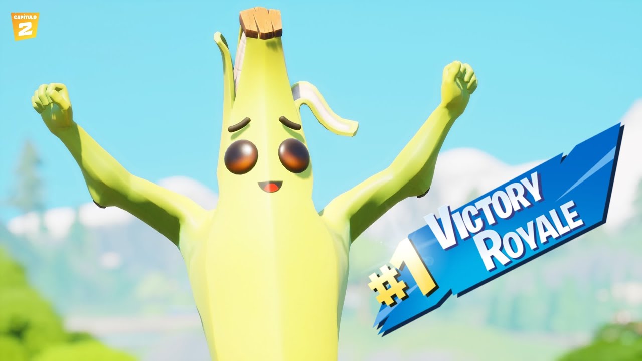 Victoria con la skin BANANIN Fortnite 2 - YouTube