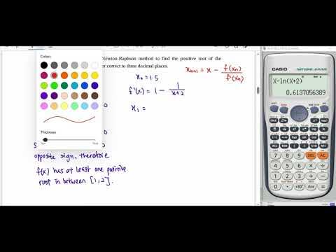 T1 Q3 Newton-Raphson Method SM025 - YouTube