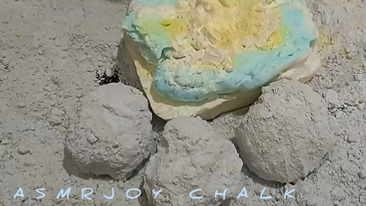 102 quick YUMMY video) SATISFYING CRUSH😍CRUNCHY REFORMED CHALK /CHALK ...