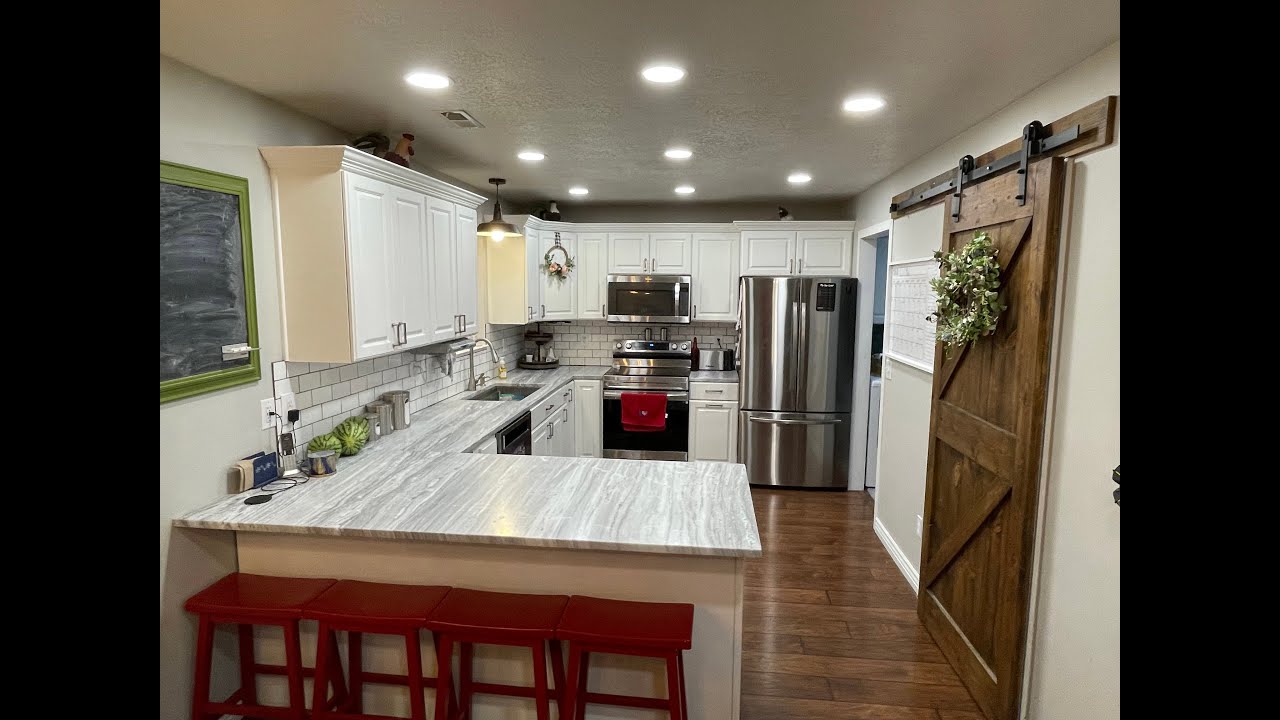 DIY Kitchen Makeover - YouTube