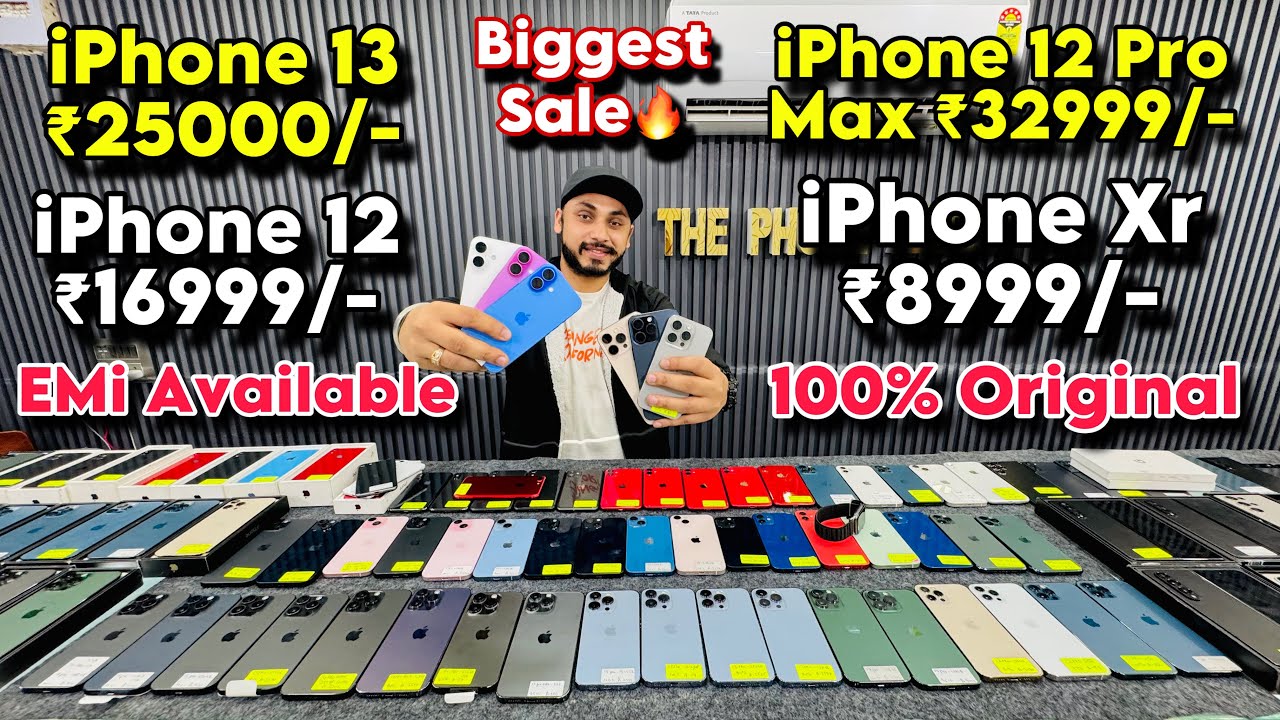 Biggest iPhone Sale Ever🔥| Cheapest iPhone Market | Second Hand Mobile ...