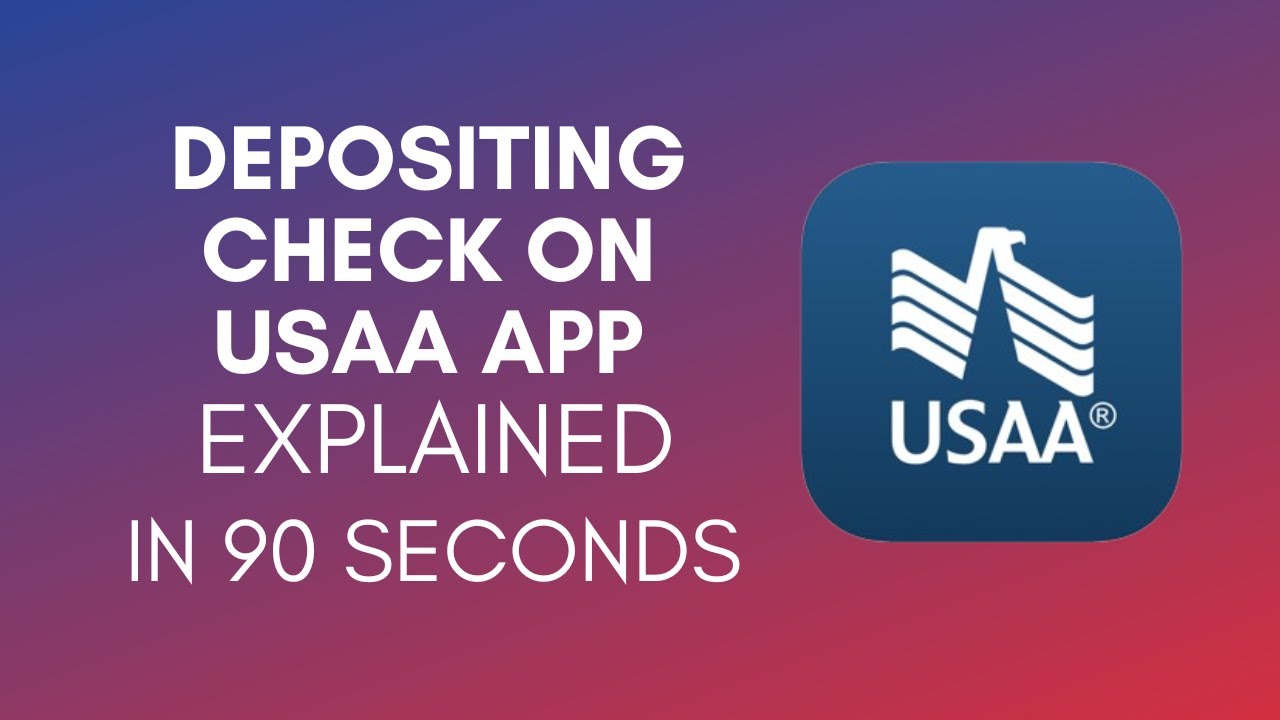 How To Deposit Check On USAA App? (2024) - YouTube