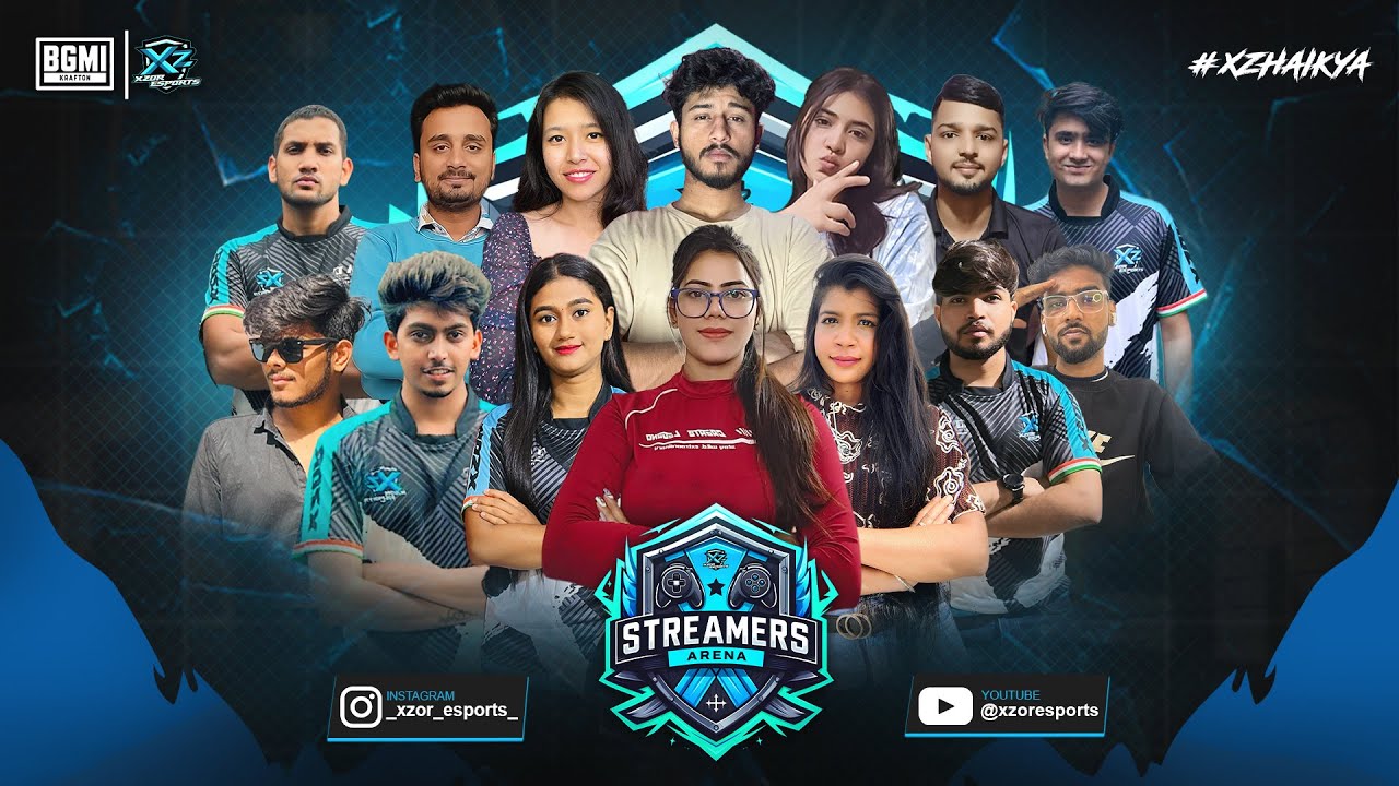 STREAMERS ARENA FINAL DAY , ARENA FILLED WITH XZOR CREATORS , # ...
