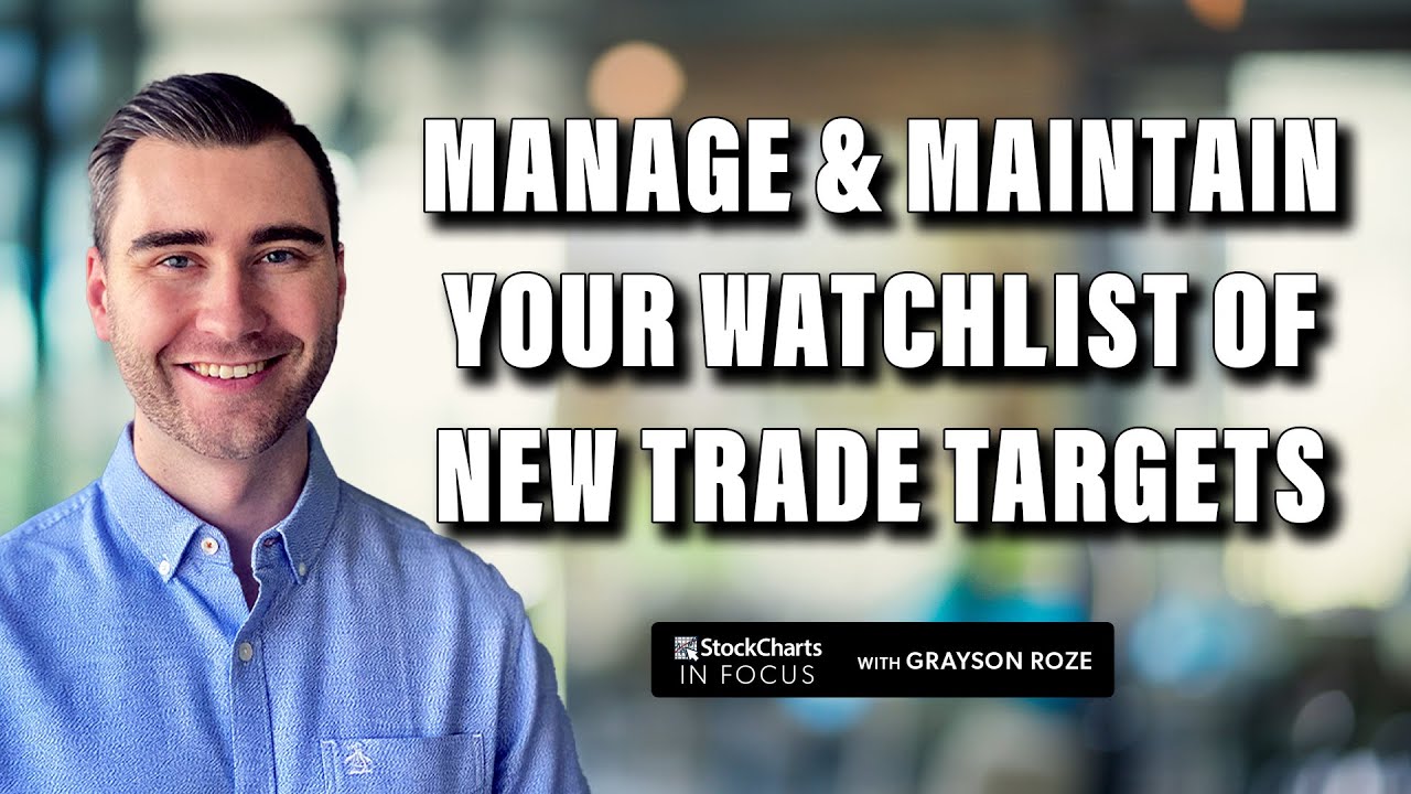 How To Manage & Maintain Your Watchlist Of New Trade Targets | Grayson ...