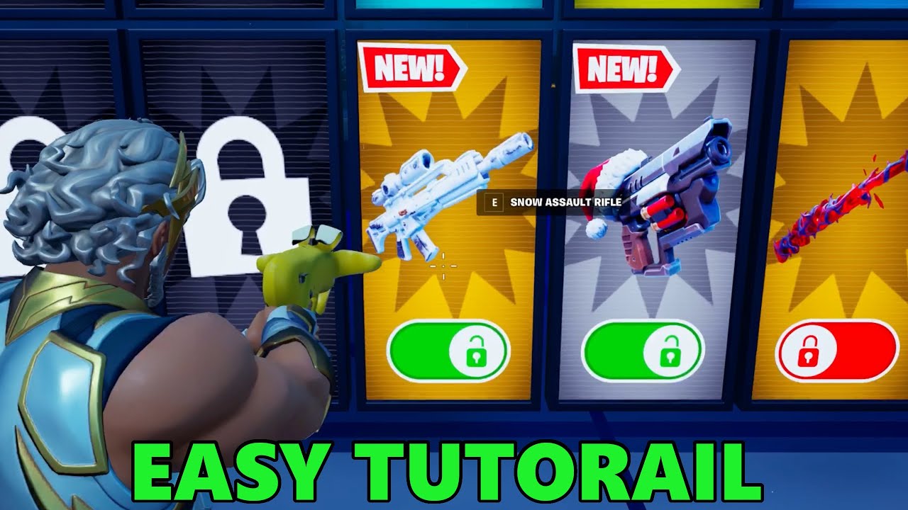 SNOW ASSAULT RIFLE LOCATIONS | 1V1 WITH EVERY GUN 6155-1398-4059 ...