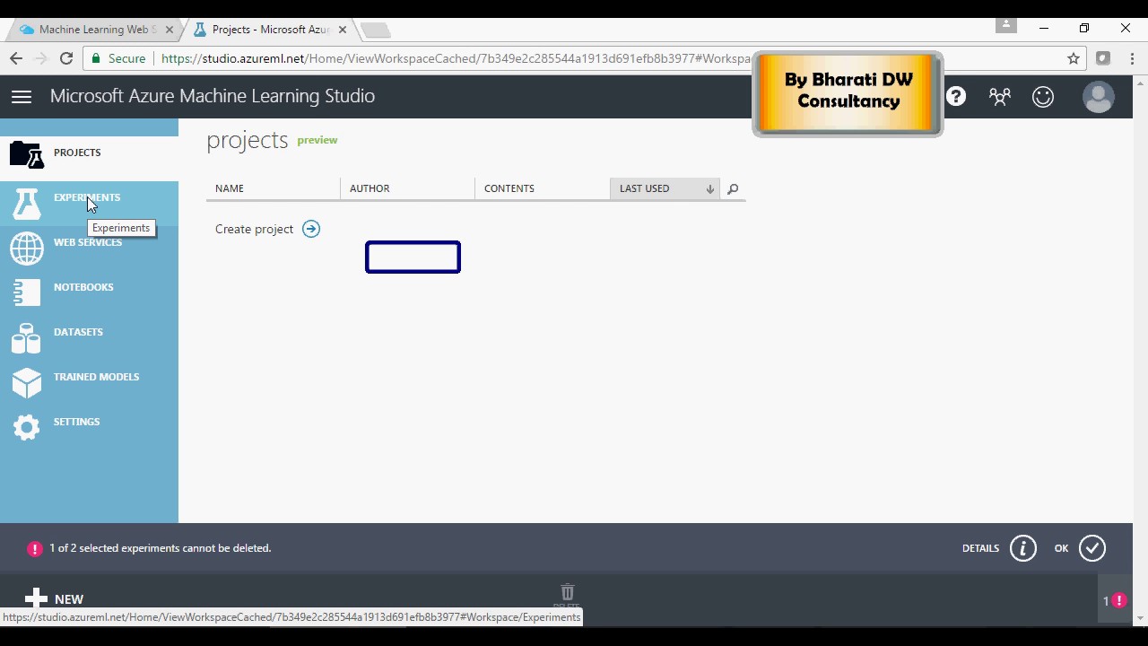 Microsoft Azure Cloud - Machine Learning - Getting Started - DIY-10-of ...