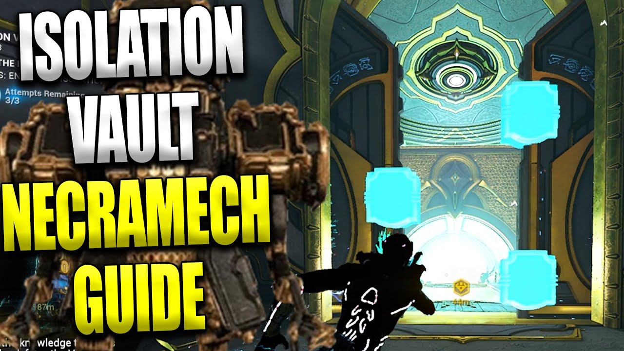 How To Run Isolation Vaults For Necramech Farming In Warframe! - YouTube