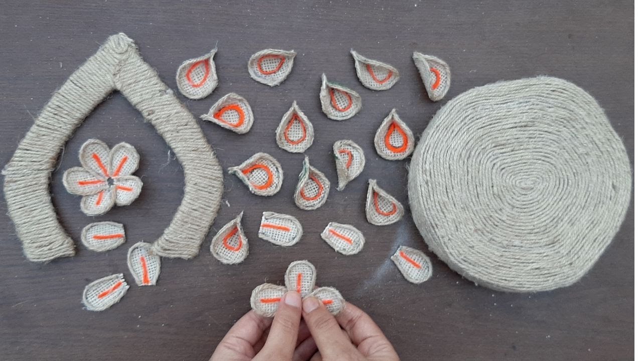 DIY Jute Showpiece Ideas || Home Decor Jute Rope Craft - YouTube