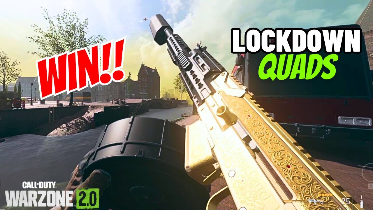 CALL OF DUTY WARZONE 2 M4 - KV BROADSIDE VONDEL LOCKDOWN WIN! GAMEPLAY PC - YouTube