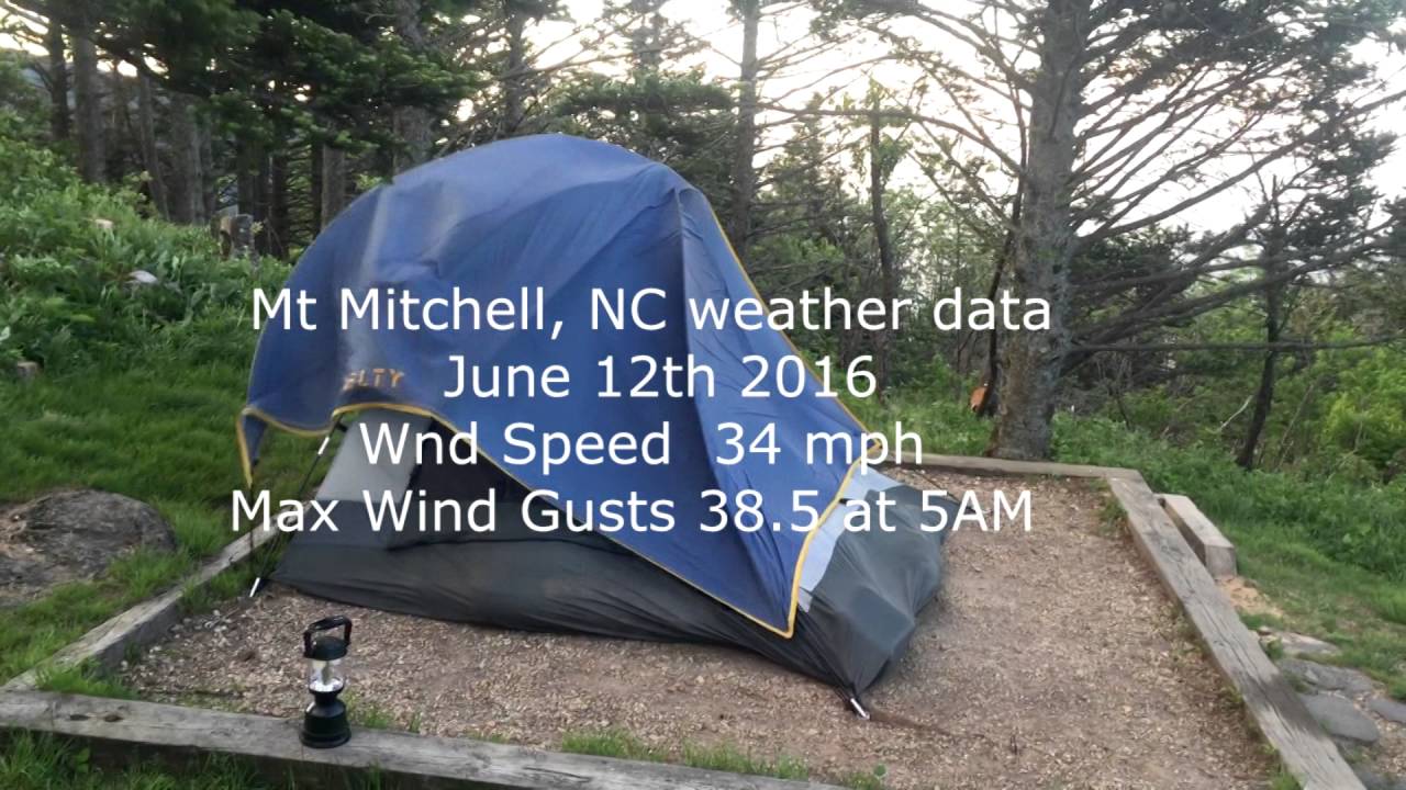 Mt Mitchell camping trip June 2016 - YouTube