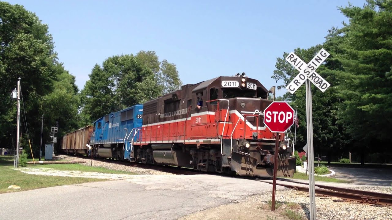 HD: Southbound Lime Train; Part 1 - YouTube