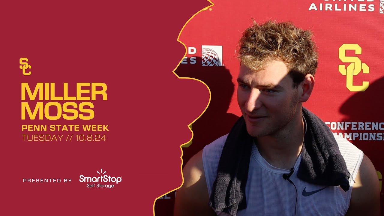 USC QB Miller Moss | Tuesday of Penn State Week - YouTube