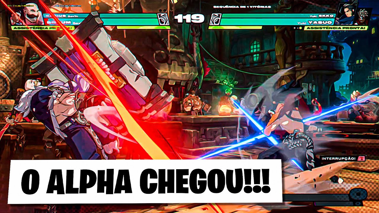 Chegou o ALPHA do Jogo de LUTA DA RIOT! - YouTube