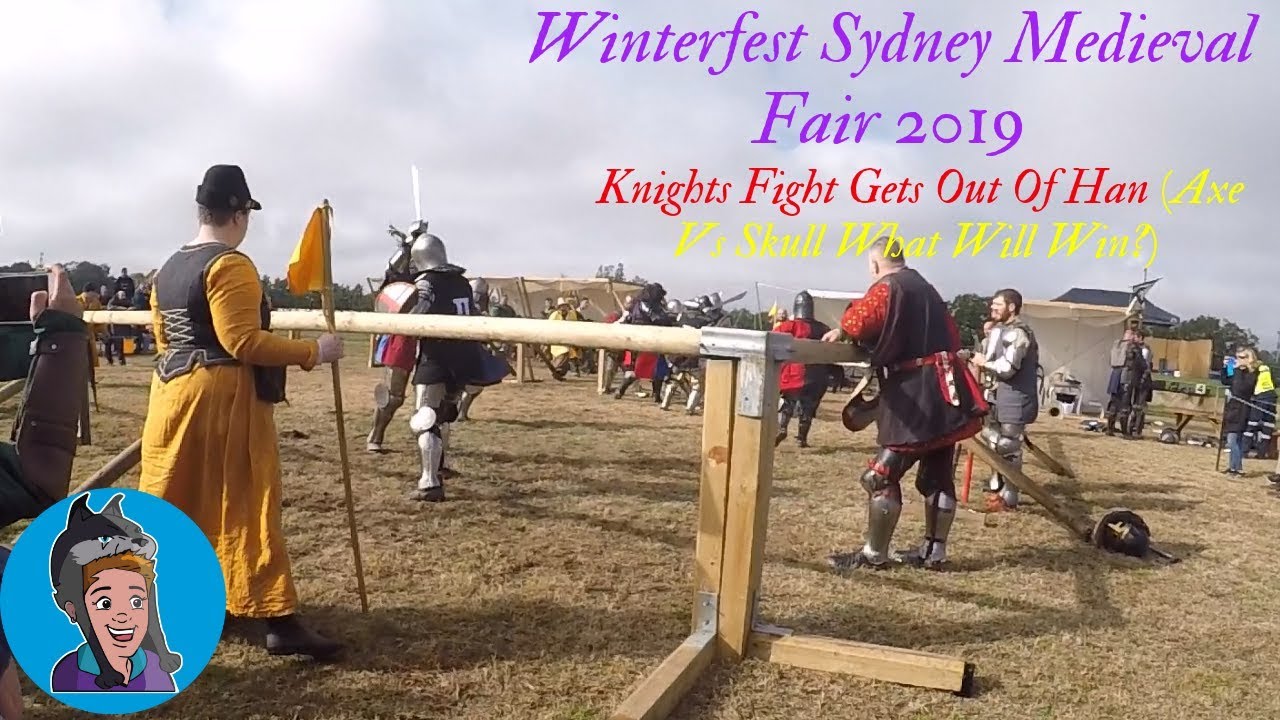Winterfest Sydney Medieval Fair 2019 - Knight Fight Gets Out Of Hand ...