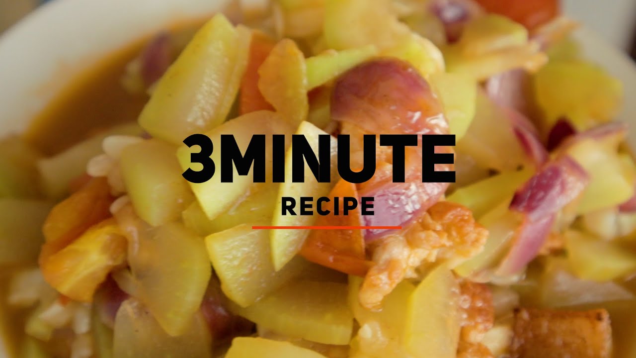 MADE EASY GINISANG UPO (sautéed bottle gourd) | 3MIN RECIPE - YouTube