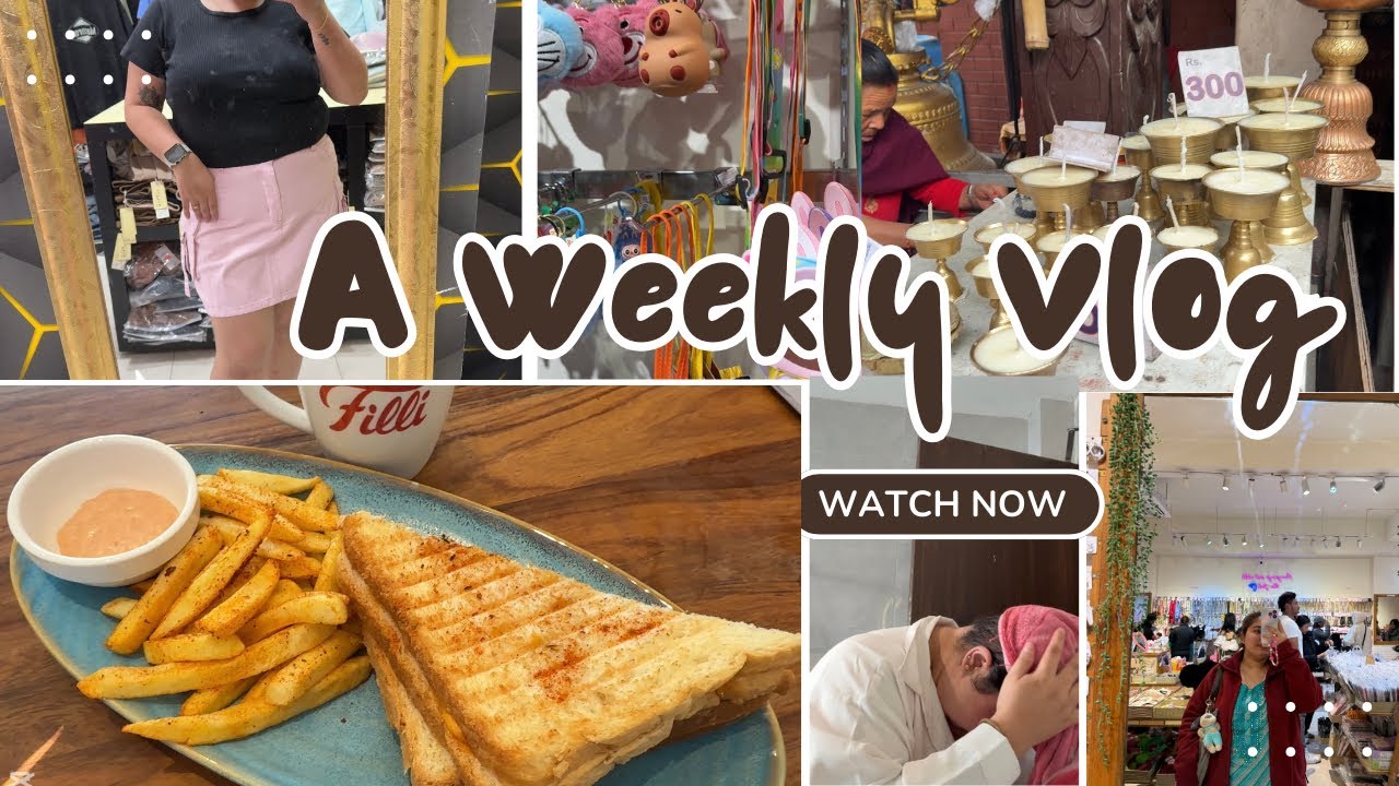 A Weekly Vlog |Work|Eating|Shopping|🍽️🛍️ - YouTube