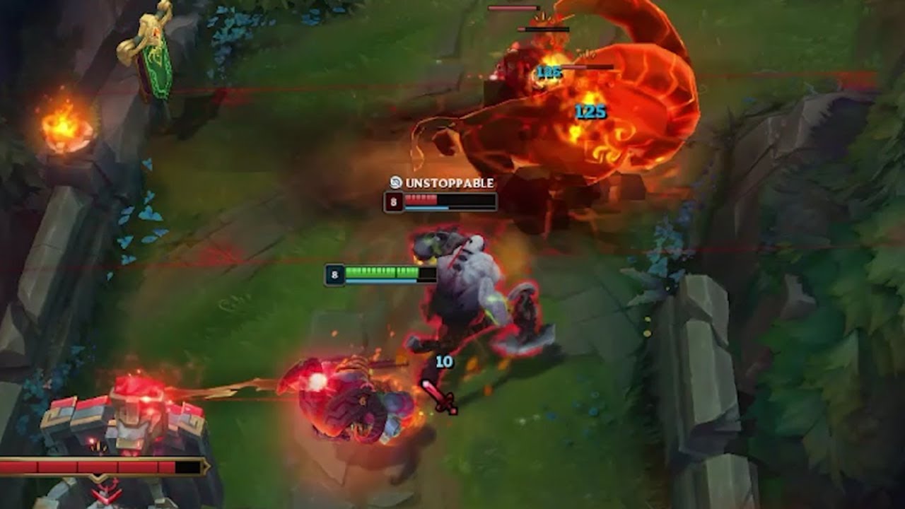 ornn vs sion very skilled fight - YouTube