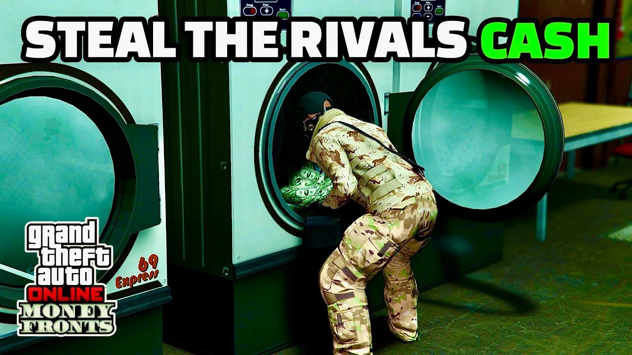 MONEY LAUNDRY MISSION - STEAL THE RIVALS CASH | GTA ONLINE - YouTube