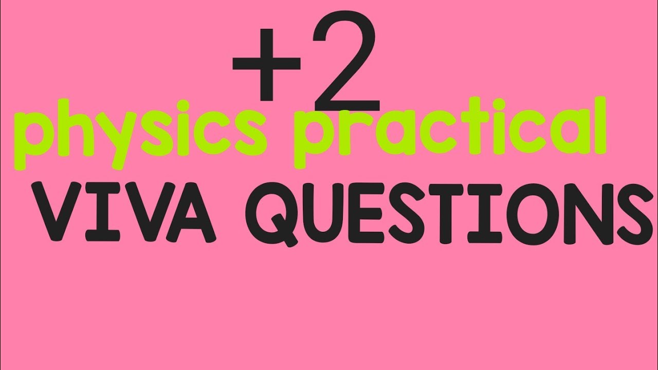 #plus two physics practical viva | physics lab viva - YouTube
