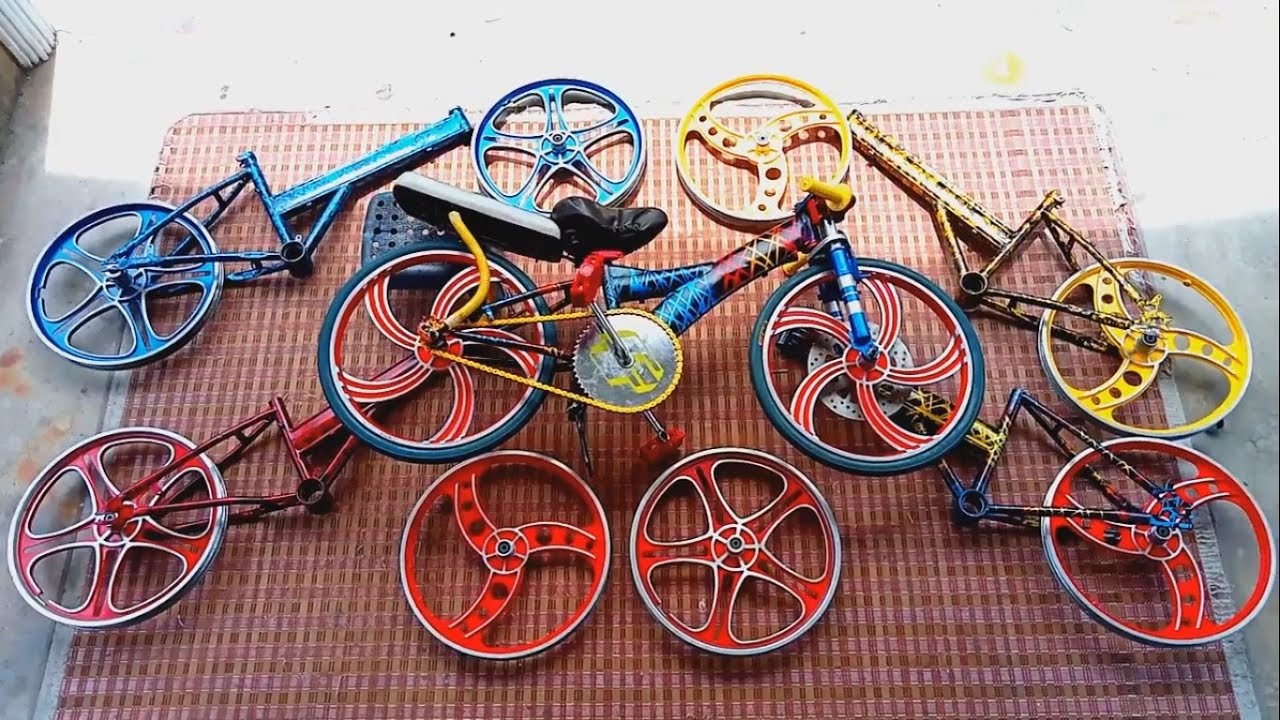 Body body basikal lajak warna candy effect - YouTube