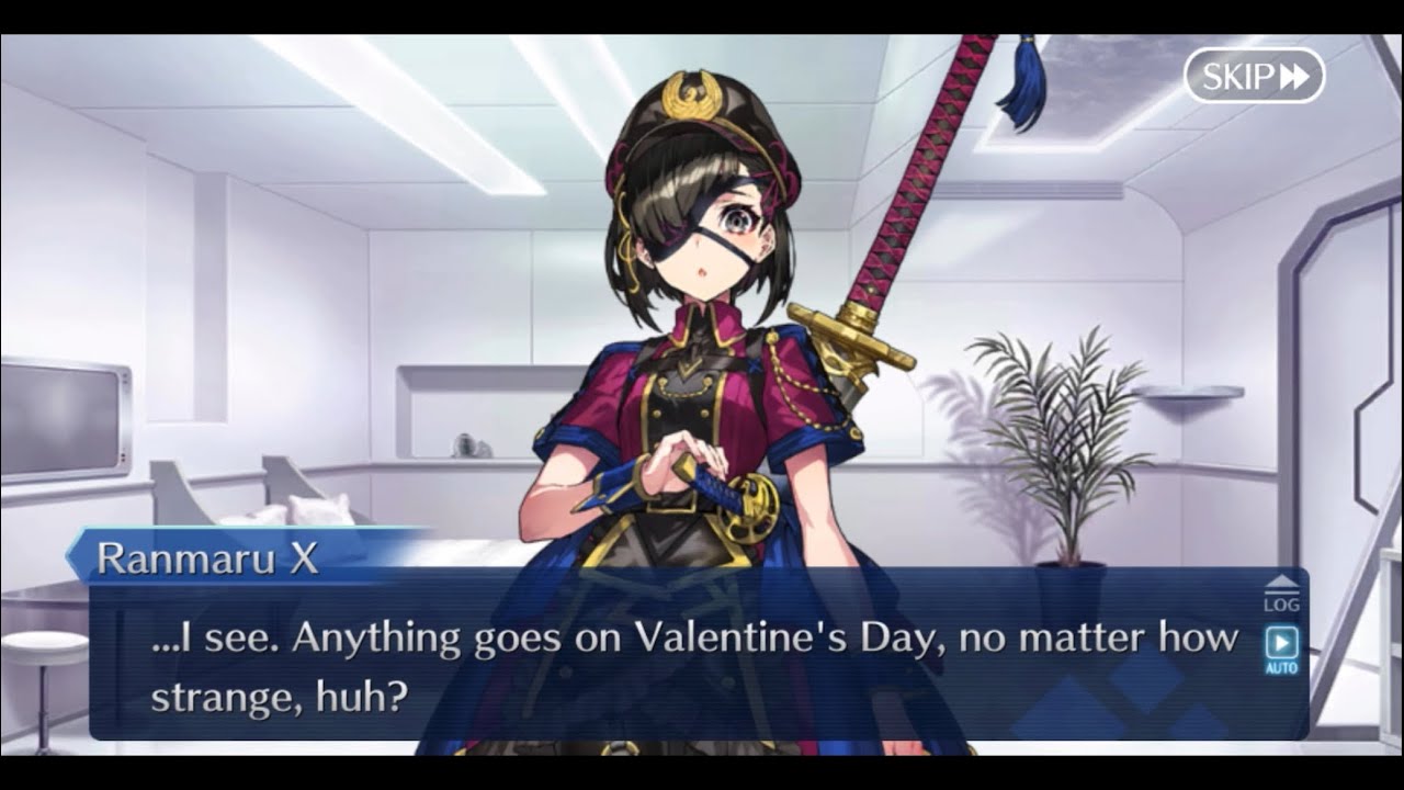 FGO: Mysterious Ranmaru X's Valentine Scene【Voiced】 - NA - YouTube