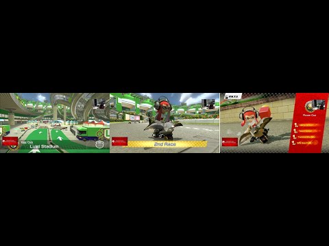 Custom Hawk Bike Mod MK8D Nintendo Switch Yuzu Luigi Stadium & Flower ...