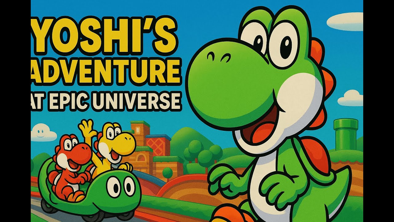 Yoshi's Adventure! at Nintendo World - Universal's Epic Universe! - YouTube