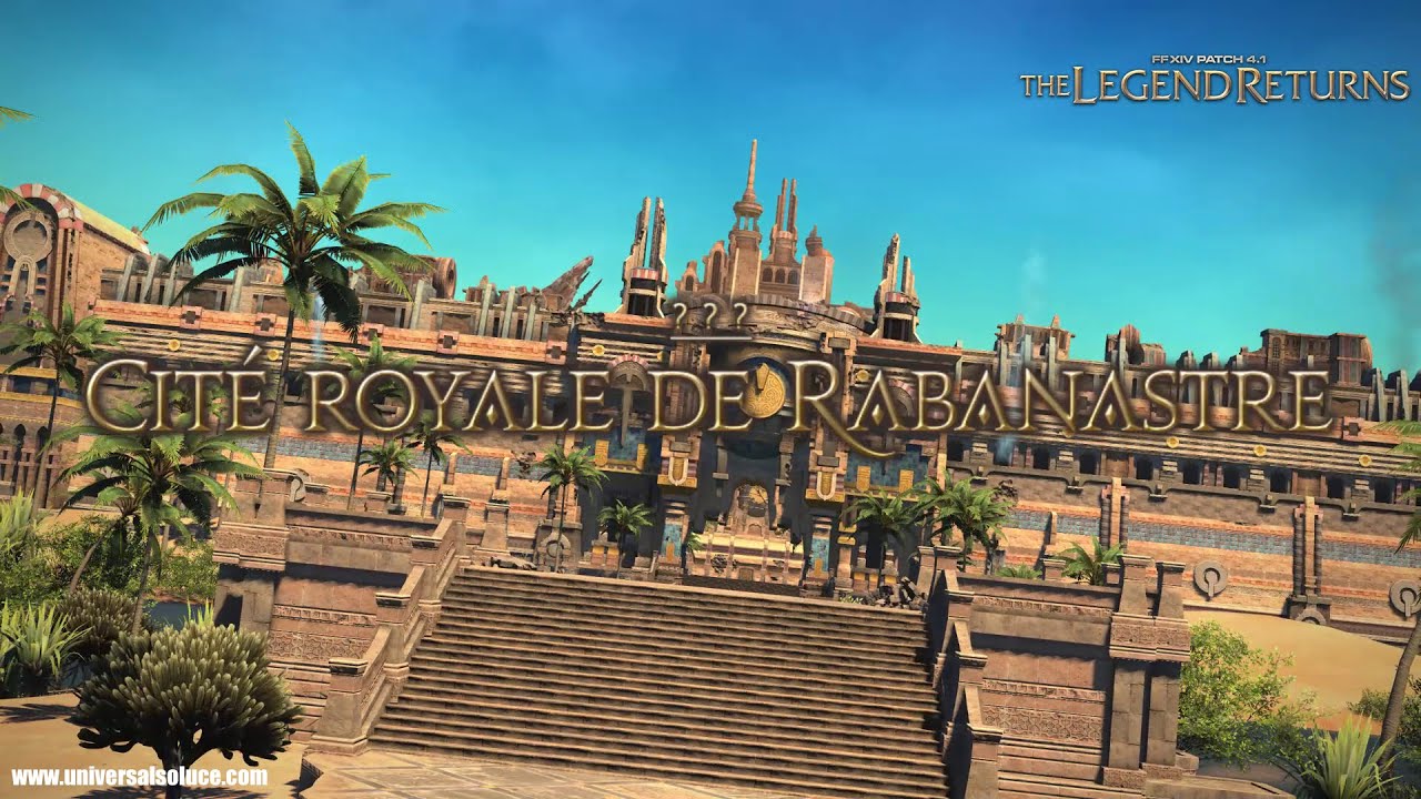 Final Fantasy XIV 4.1 - Raid : La Cité royale de Rabanastre - YouTube