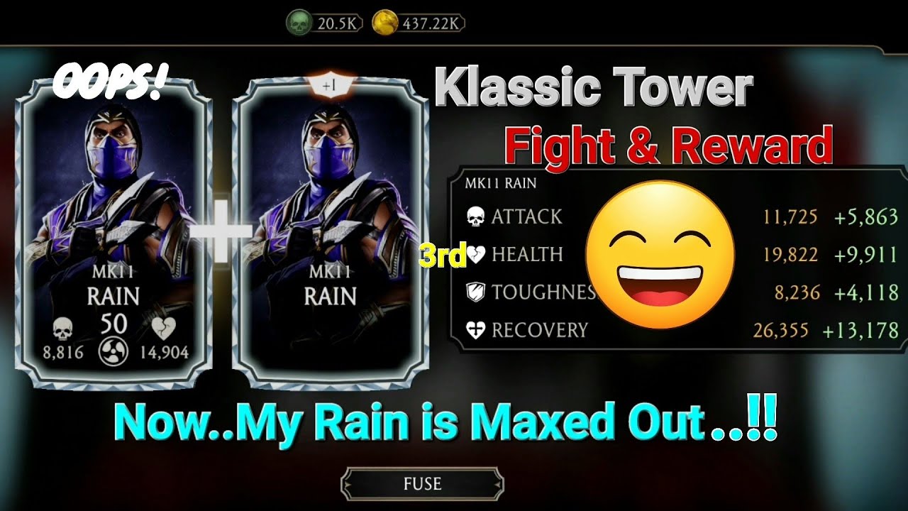 Mk Mobile Klassic Tower 3rd Round Final Boss Fight And Reward Youtube