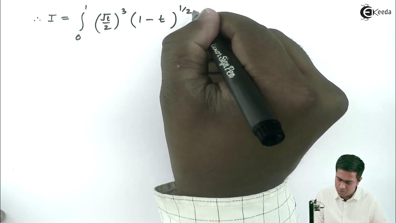 Problem No.1 on Beta Function (Type-I) - Beta and Gamma Function - Engineering Mathematics - 2 ...