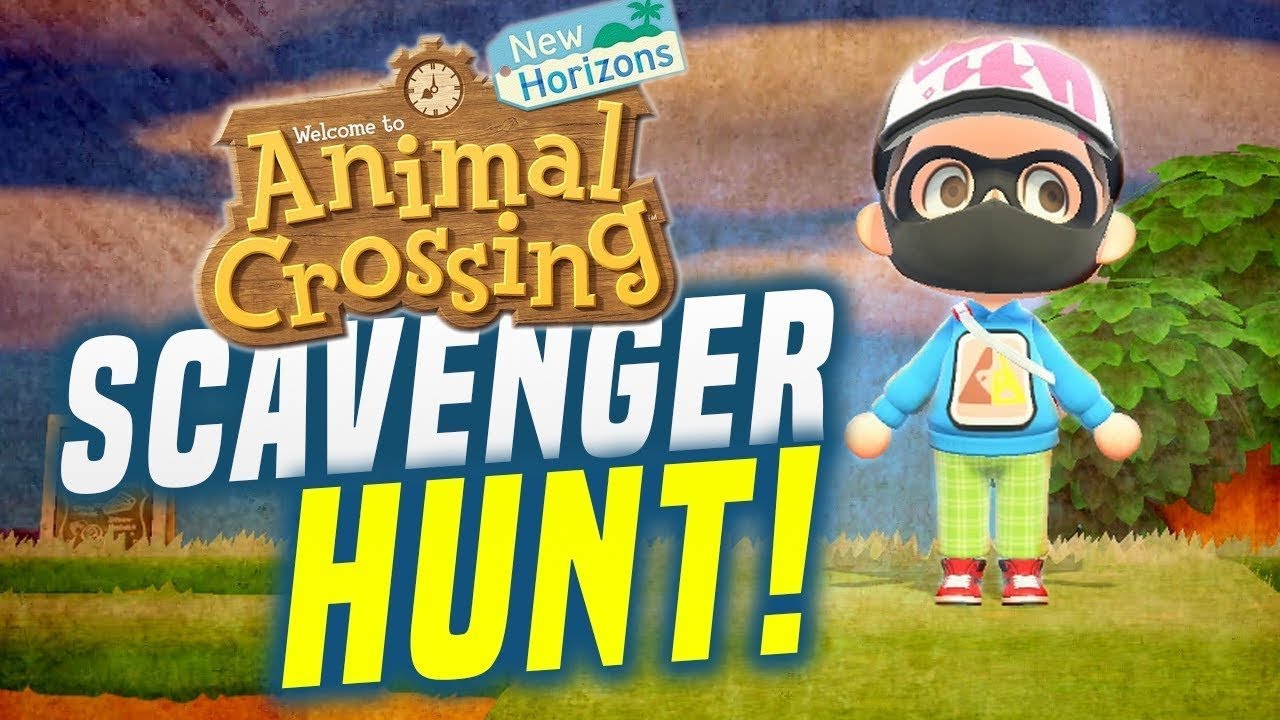 Animal Crossing EPIC CONTEST and RACE in New Horizons Scavenger Hunt ...