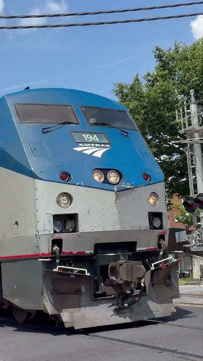 Amtrak P041 with Phase VII Amfleet and Viewliner - YouTube