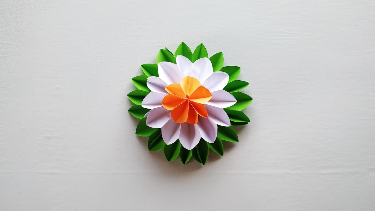 Independence Day Special Tricolour Paper Flower | DIY Independence Day ...