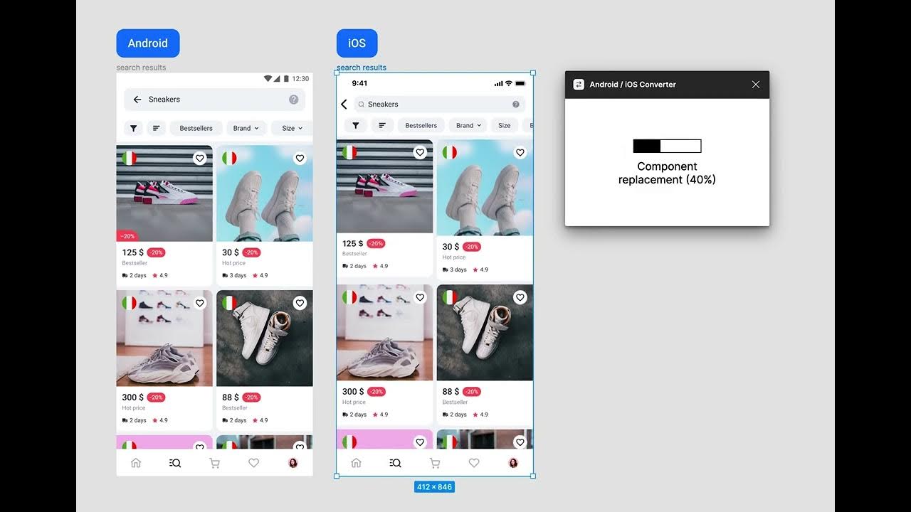 How to Instantly Convert from iOS to Android and Back with Figma Plugin ...