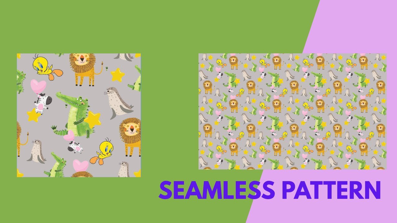 How to Make a Seamless Pattern in Adobe Photoshop | Easy Repeat Pattern ...