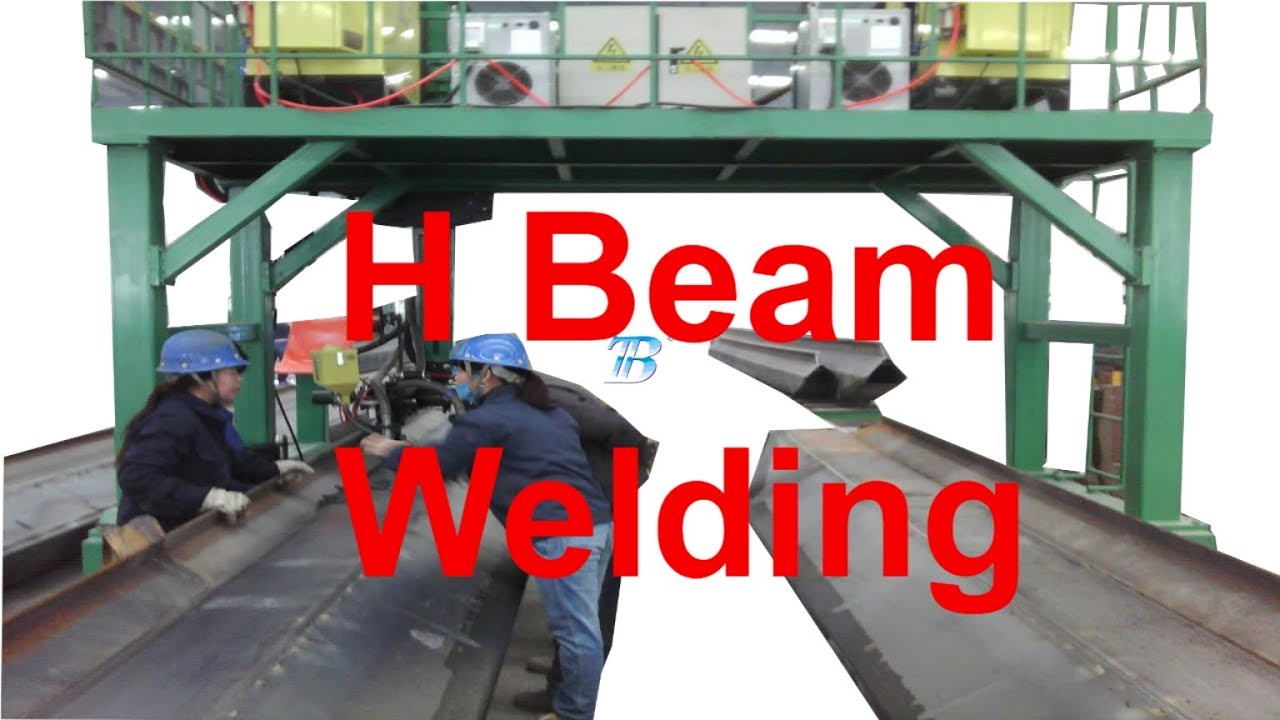 H Beam, Beam Crane Gantry Welding Machine from Bota 3 - YouTube